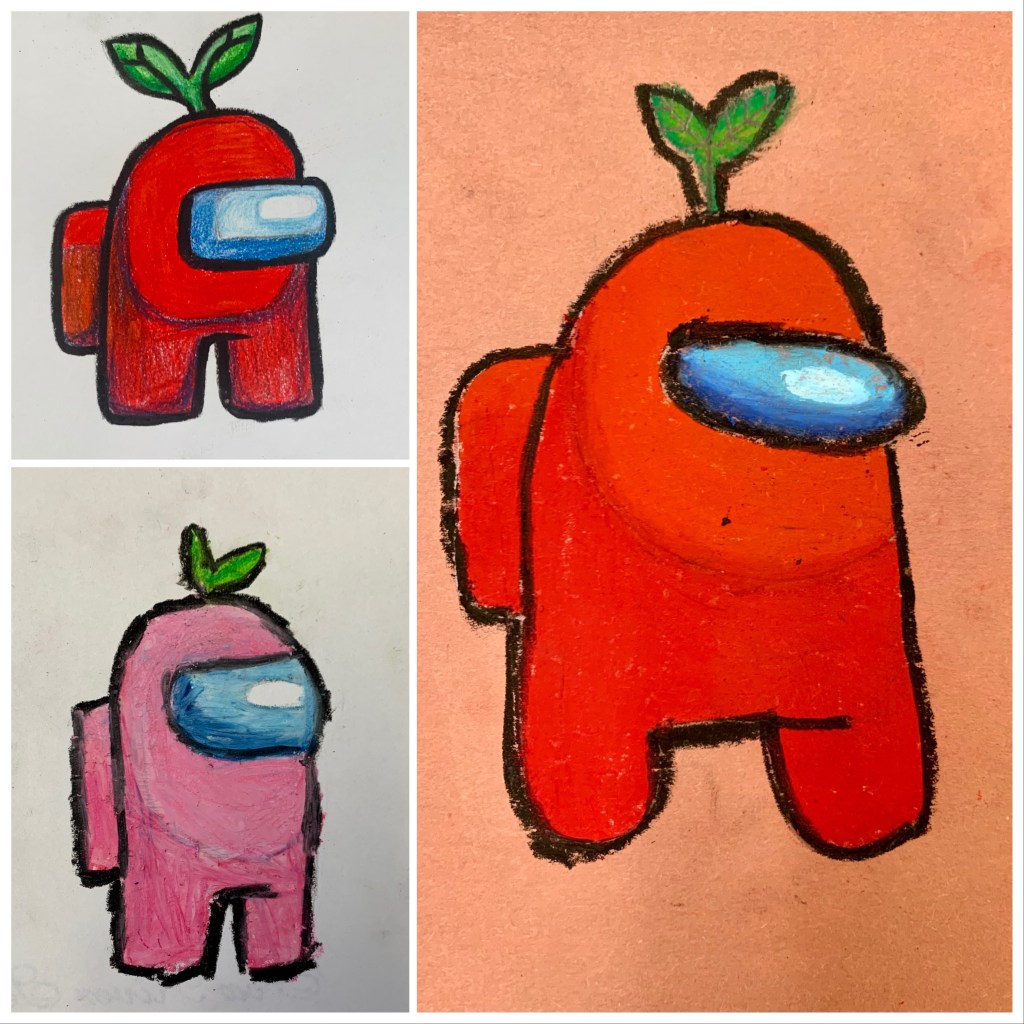 Among Us Drawing Tutorial - THAT ART TEACHER