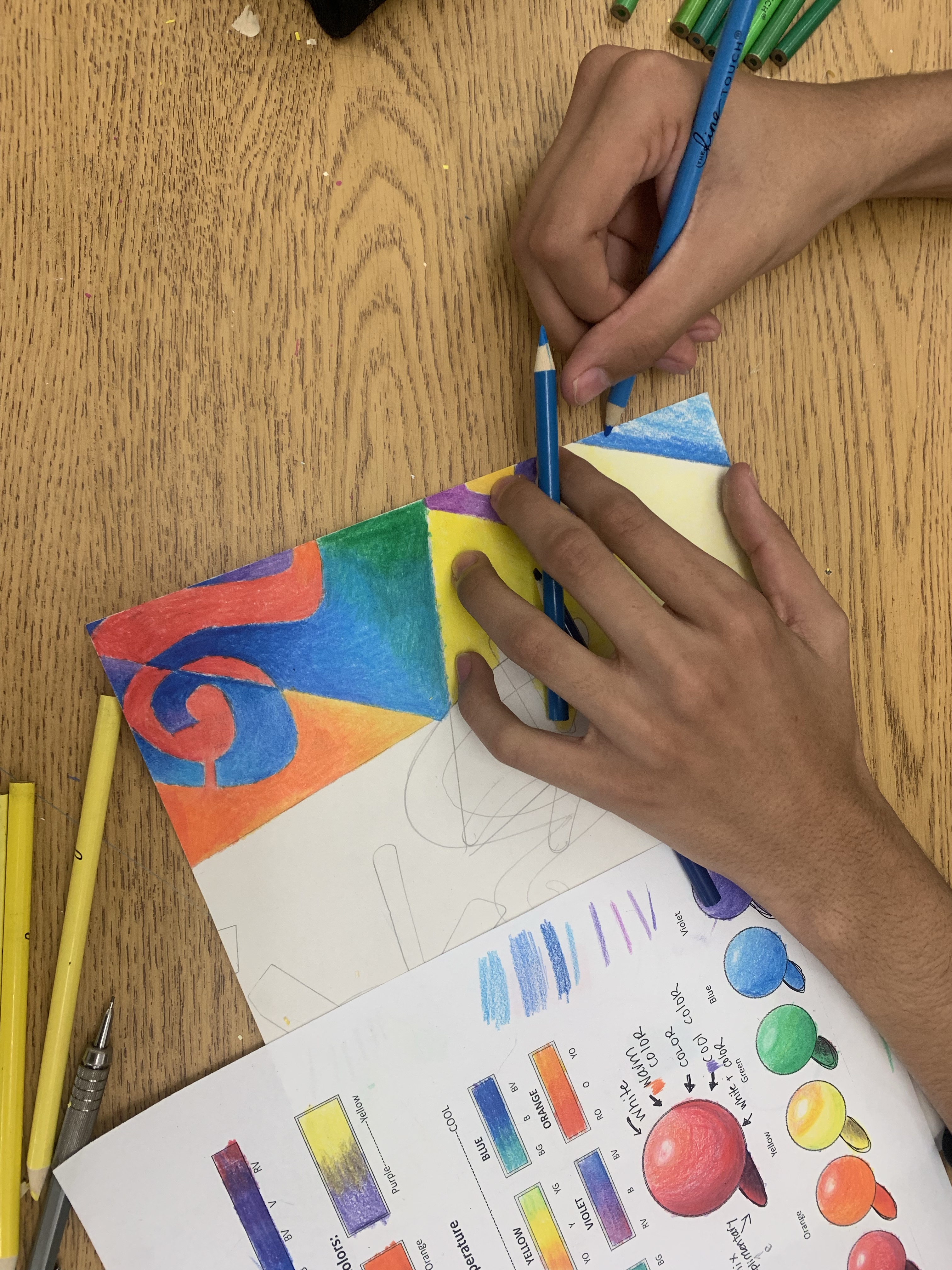 Colored Pencil Color Theory Lesson - THAT ART TEACHER